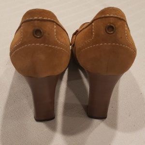 Cole Haan | Shoes | Cole Hahn Suede Heels | Poshmark